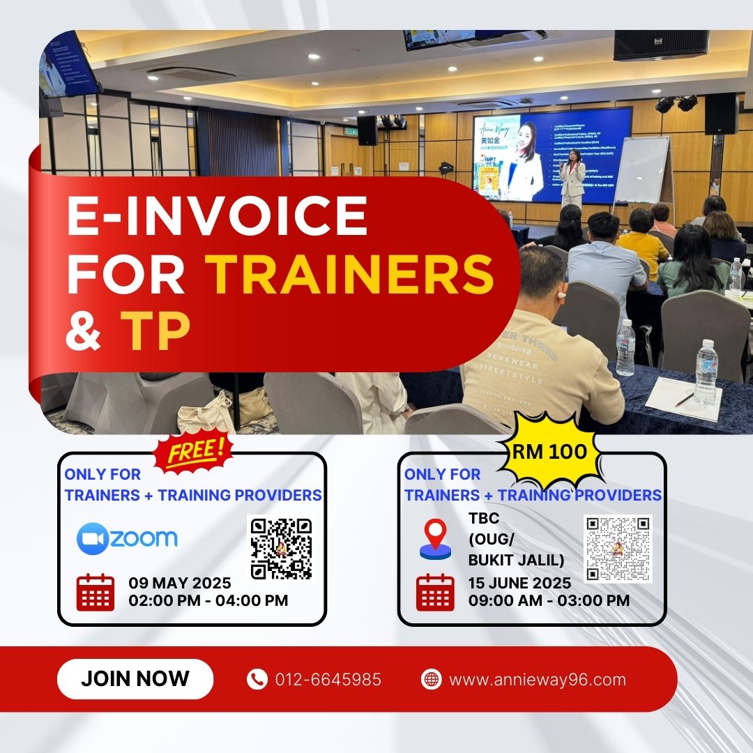 E-Invoice For Trainers + Training Providers — FA Advisory